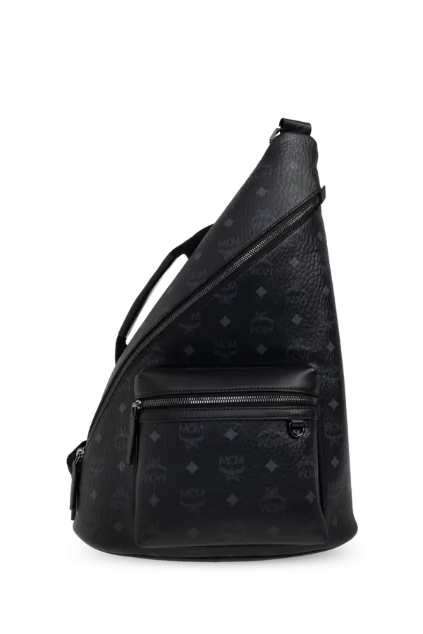 Mcm One-shoulder Backpack - Black