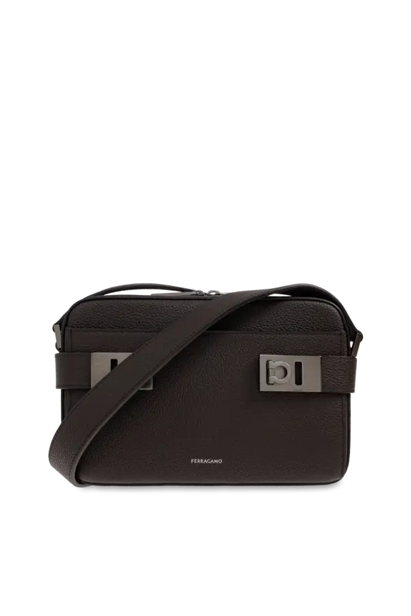 FERRAGAMO Leather Shoulder Bag - Brown