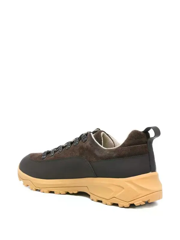 Eleventy Suede Lace-up Trainers