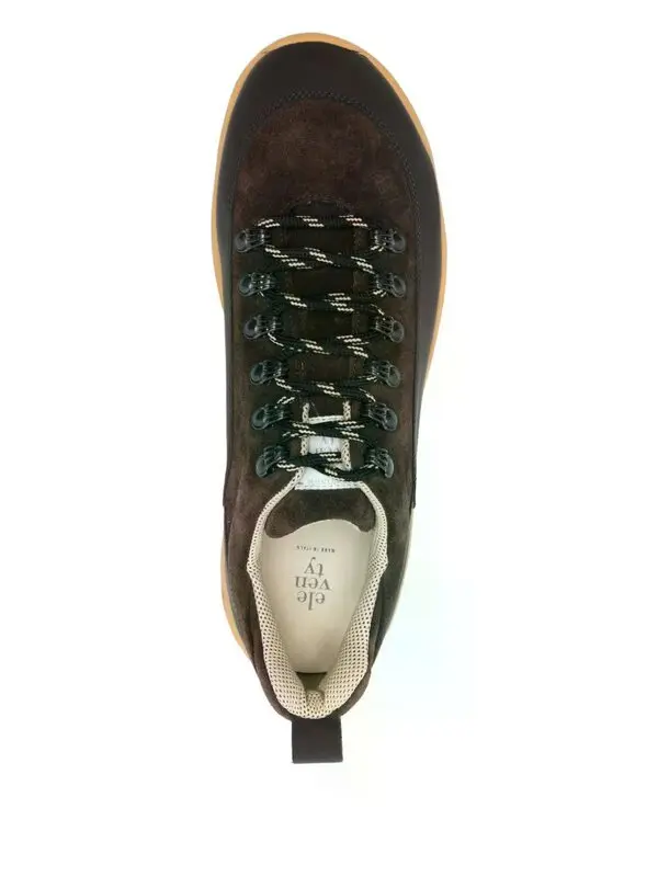 Eleventy Suede Lace-up Trainers