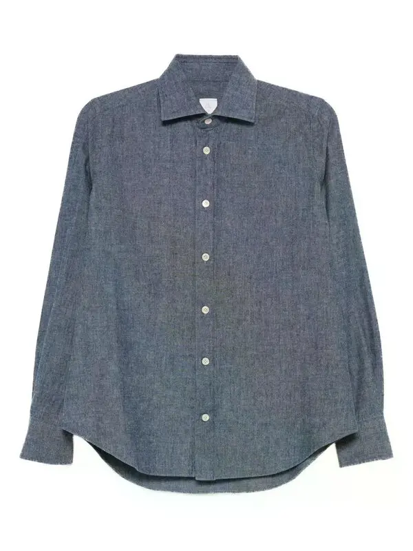 Eleventy Button-down Denim Shirt