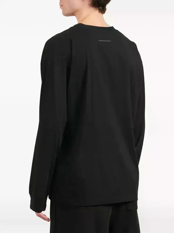 MAISON MARGIELA Long Sleeve Graphic T-shirt - Black