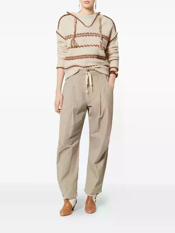 MARANT ETOILE Romera Hooded Pullover - Neutrals