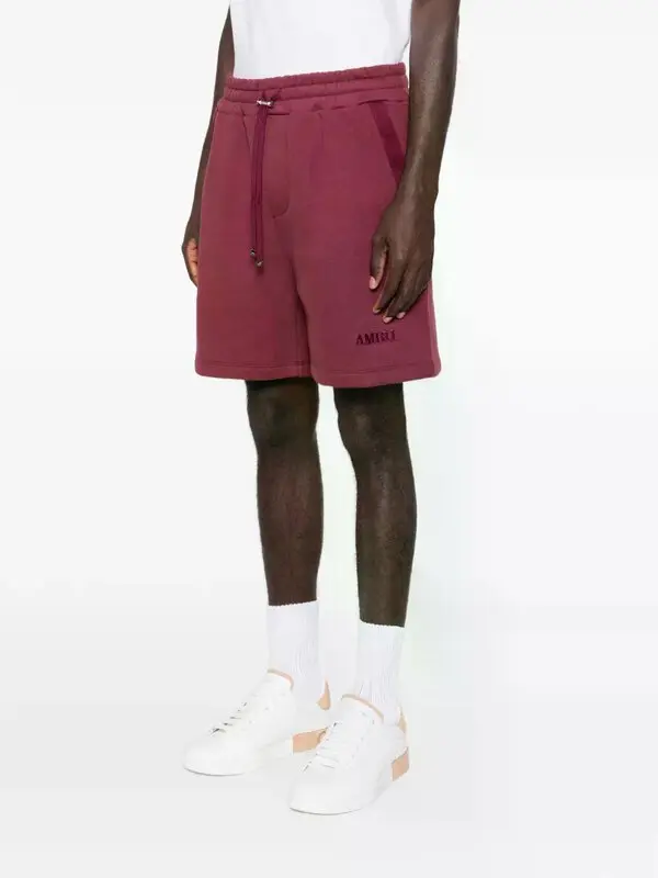 Amiri Drawstring Logo-embroidery Track Shorts
