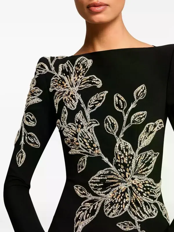 Jenny Packham Slipper Orchid Gown - Black