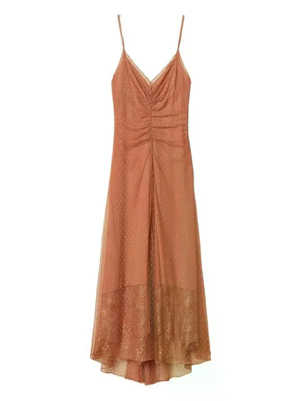 TWINSET Point D'esprit Maxi Dress