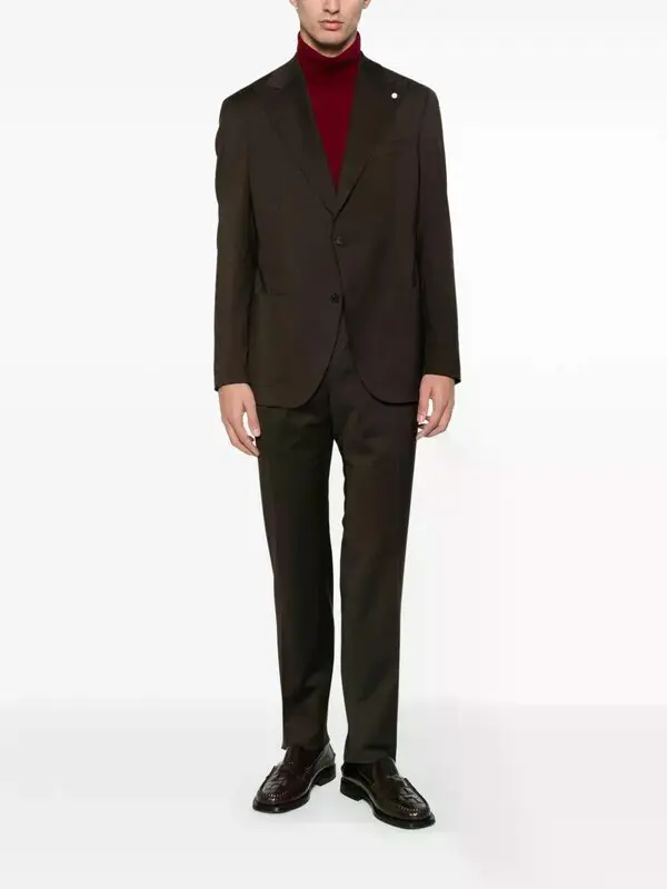 LUIGI BIANCHI MANTOVA Pocket Buttoned Suit