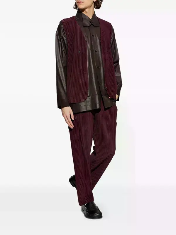Issey Miyake Quarry Cargo-pockets Pleated Trousers