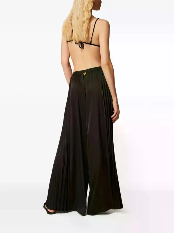 TWINSET Pleated Wide-leg Trousers