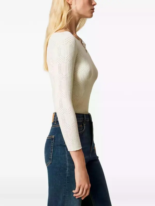 TWINSET Ribbed Knit Top
