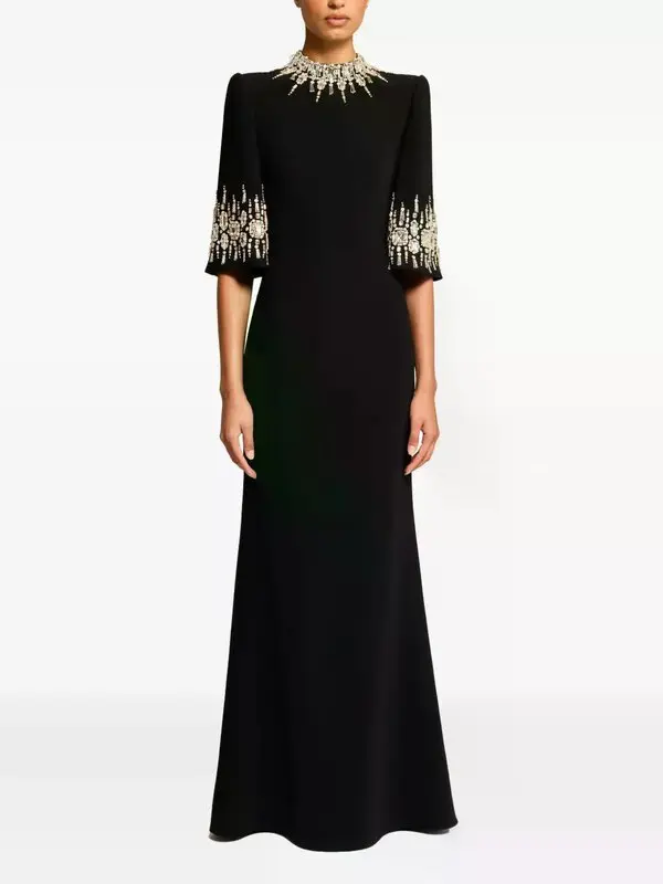 Jenny Packham Ilana Maxi Dress - Black | Editorialist