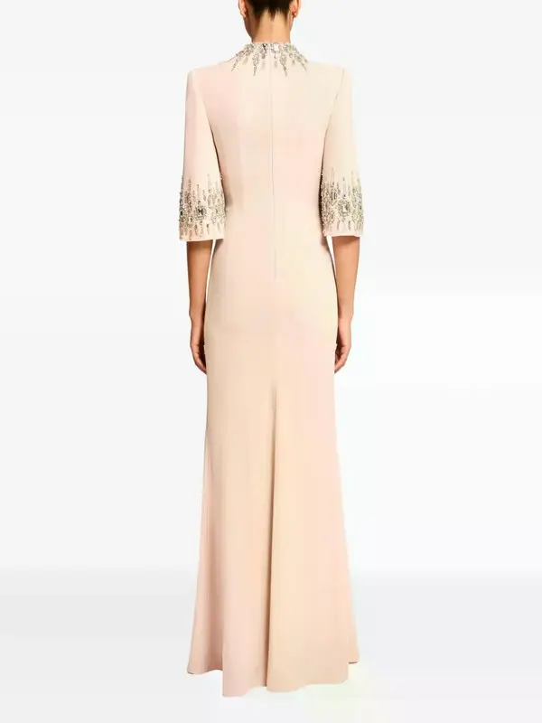 Jenny Packham Ilana Embellished Maxi Dress - Neutrals