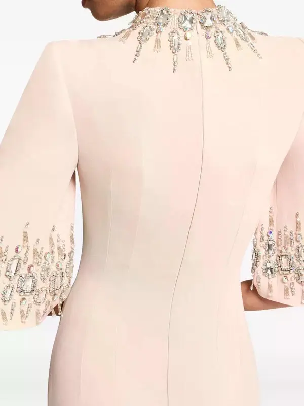 Jenny Packham Ilana Embellished Maxi Dress - Neutrals