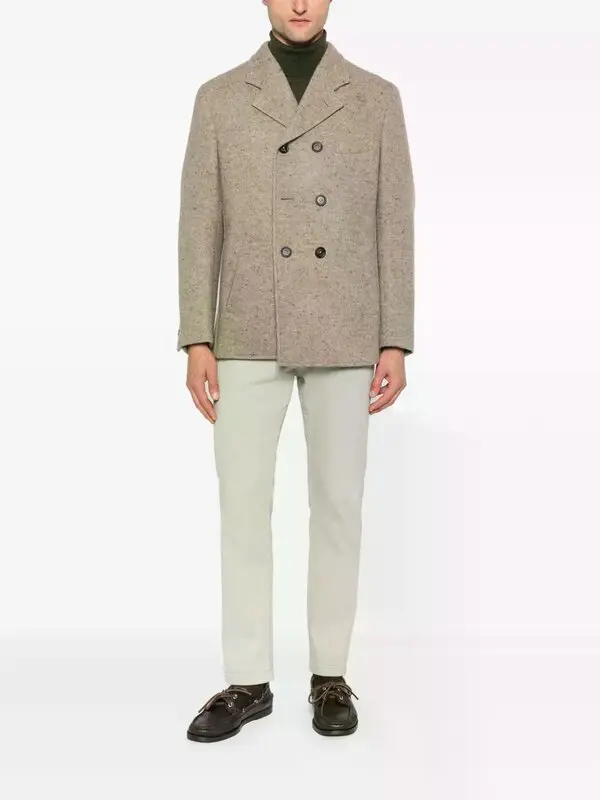 Eleventy Double-breasted Pea Coat