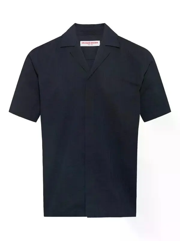Orlebar Brown Maitan Cotton Shirt - Blue
