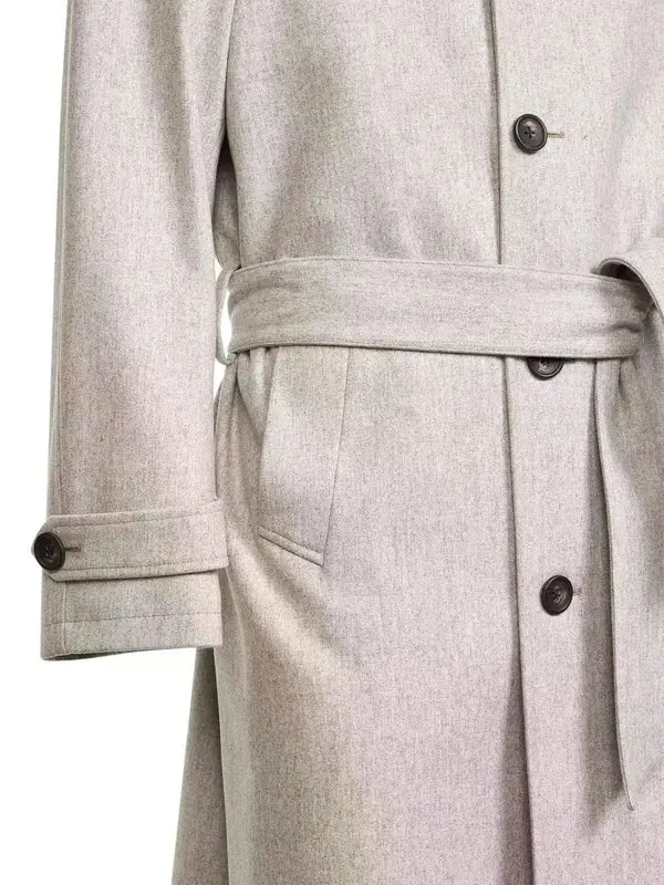 D4.0 Belted Coat - Grey