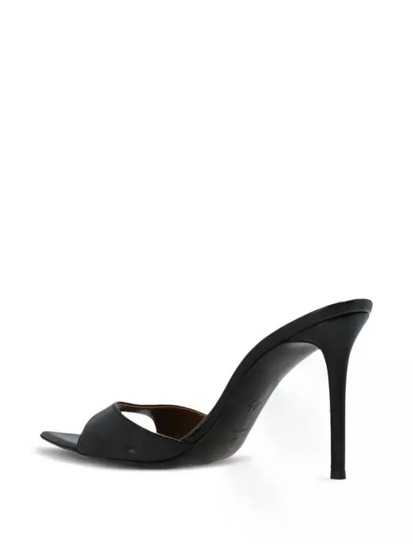 GIUSEPPE ZANOTTI 90mm Intriigo Pointed-toe Sandals - Black