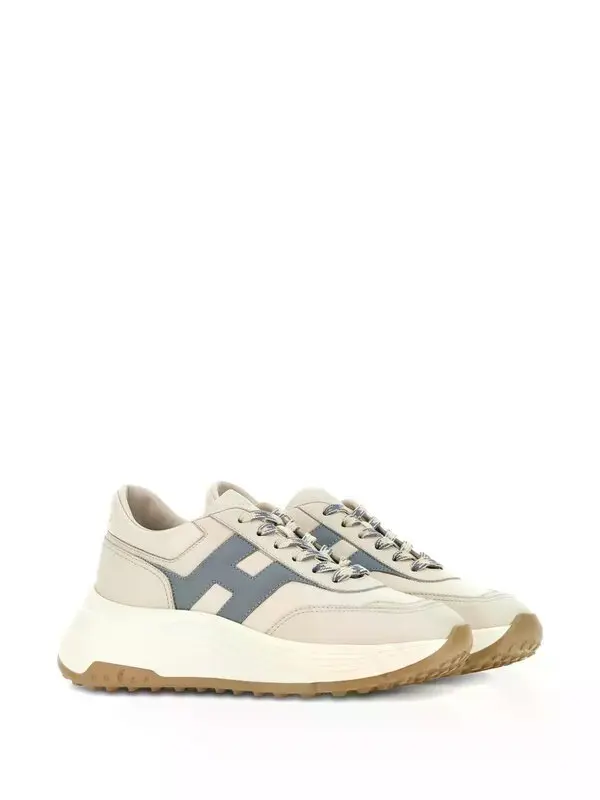 Hogan Hi-fi Leather Sneakers - Neutrals
