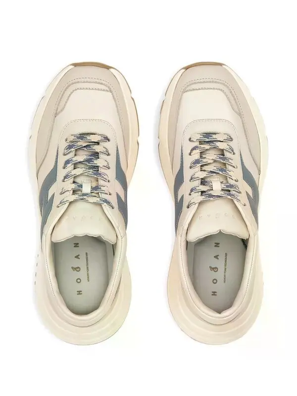 Hogan Hi-fi Leather Sneakers - Neutrals