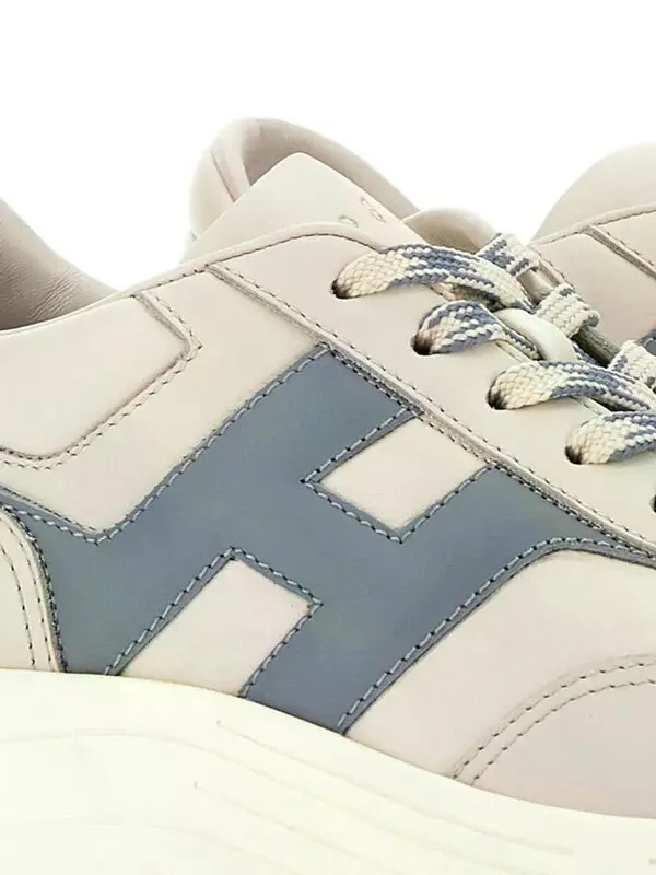 Hogan Hi-fi Leather Sneakers - Neutrals