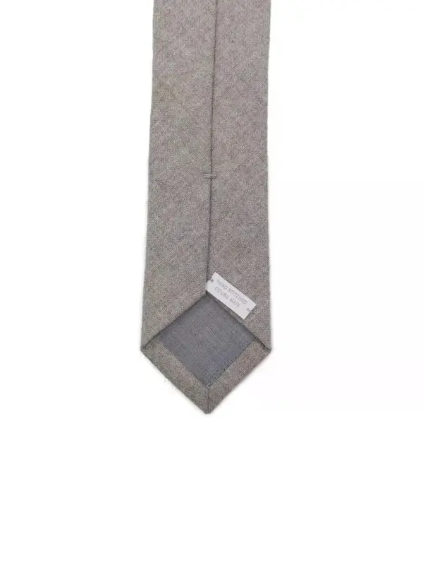 Eleventy Wool Tie - Grey
