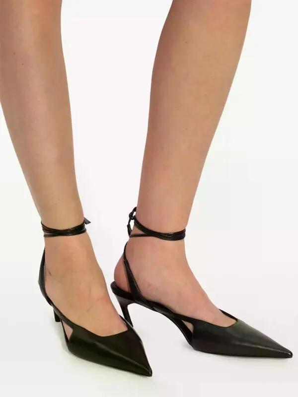 Attico Diane Ankle-tie Pumps
