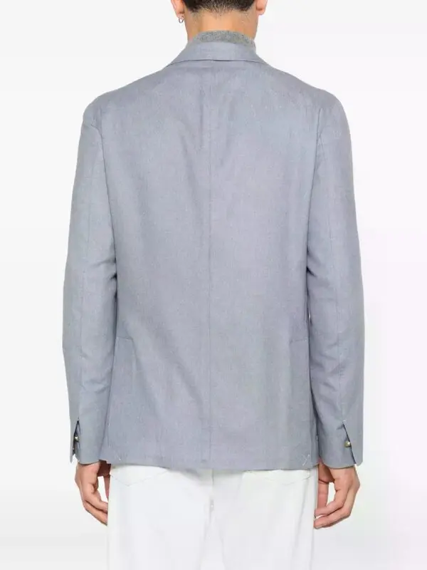 Eleventy Patch-pocket Single-breasted Blazer
