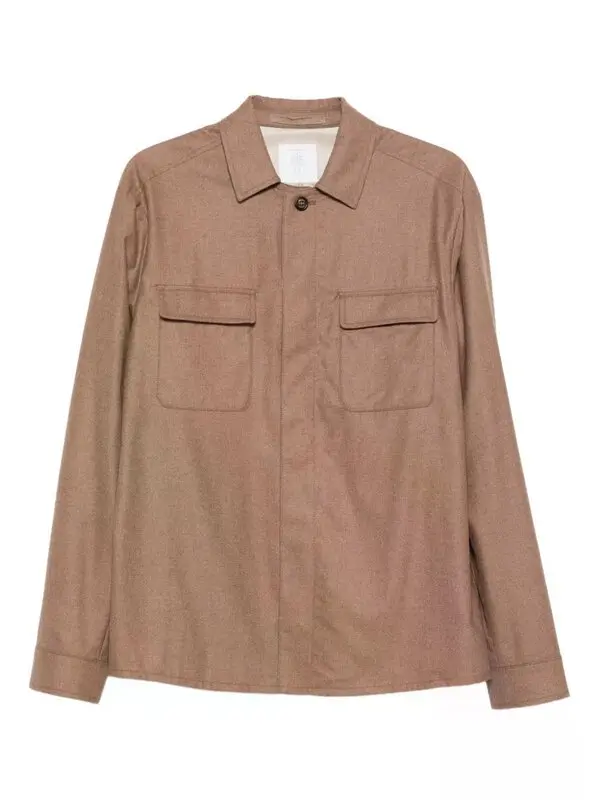 Eleventy Chest-pockets Overshirt