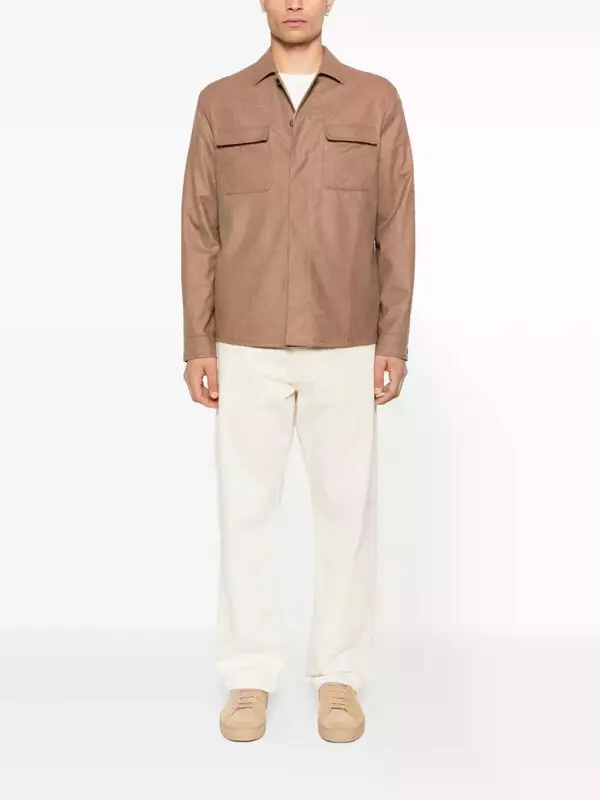 Eleventy Chest-pockets Overshirt