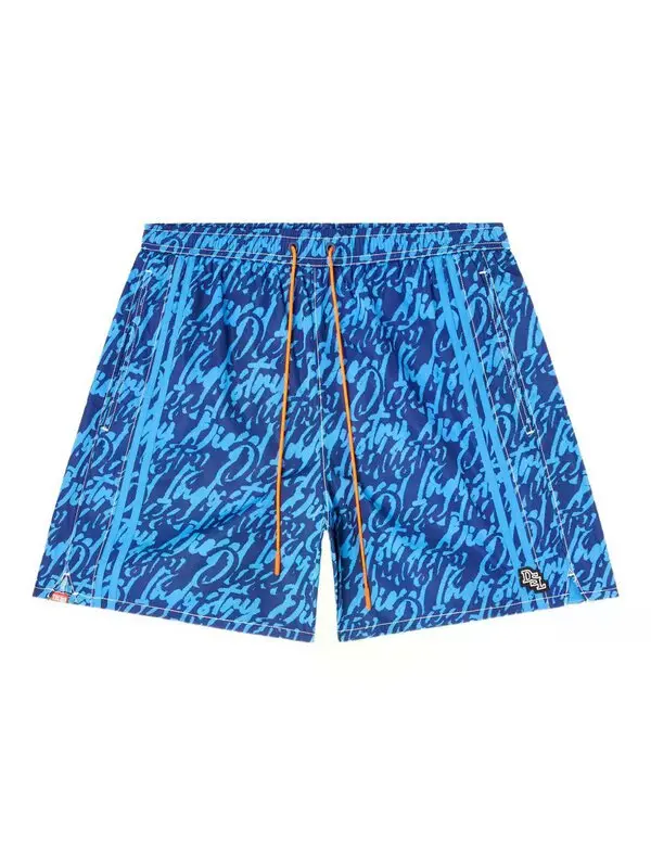 DIESEL Printed Swim Shorts