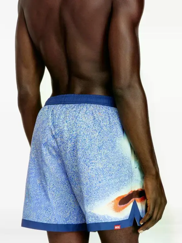 DIESEL® Printed Swim Shorts