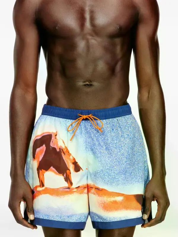 DIESEL® Printed Swim Shorts
