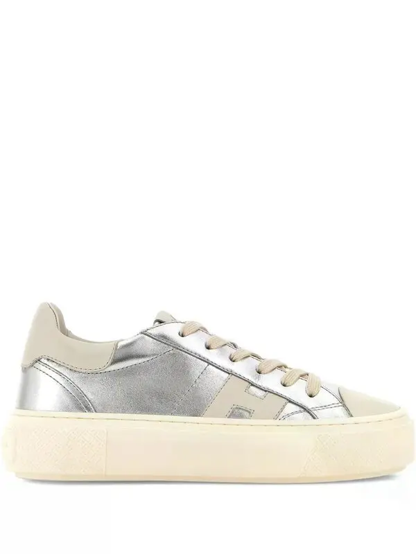 Hogan H705 Platform Sneakers - Silver