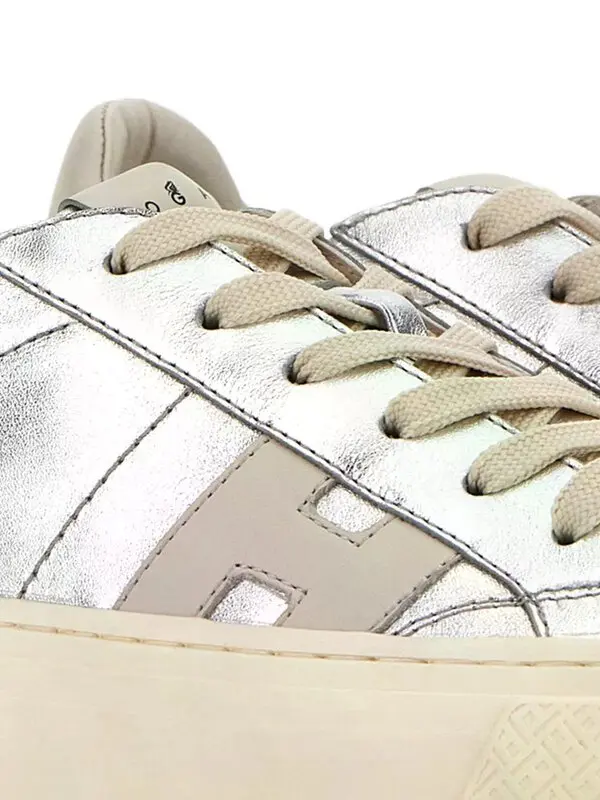 Hogan H705 Platform Sneakers - Silver