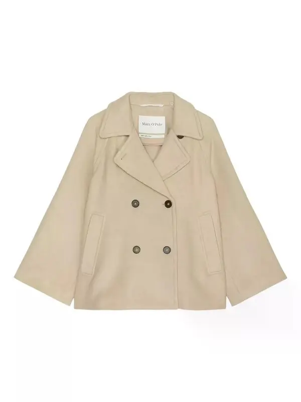 Marc O'polo Double-breasted Coat - Neutrals