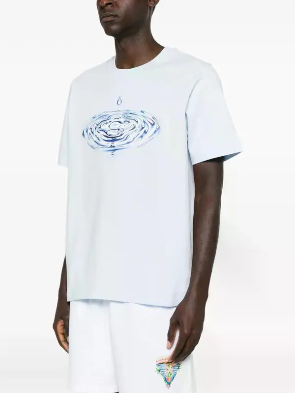 Casablanca Drip T-shirt - Blue