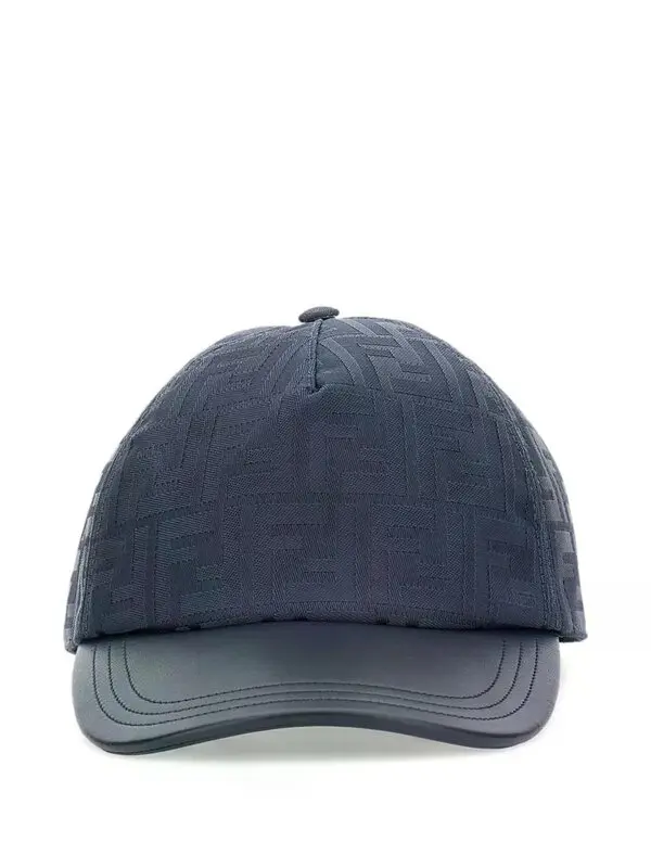 Fendi Ff Jacquard Baseball Cap - Blue