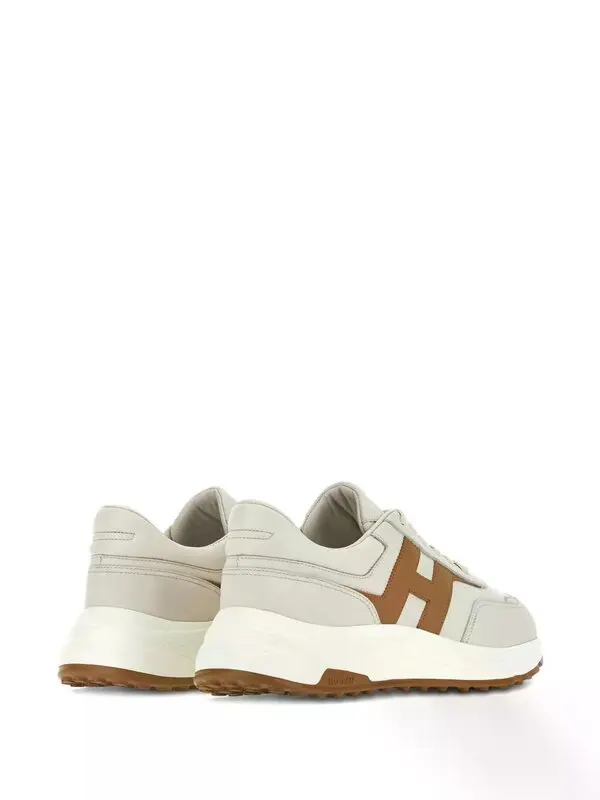 Hogan Logo Appliqué Sneakers - Neutrals