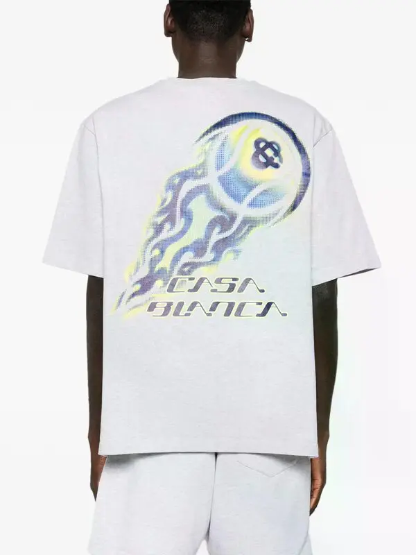 Casablanca Graphic Print Tee T-shirt - Grey