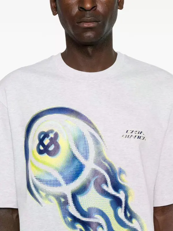 Casablanca Graphic Print Tee T-shirt - Grey