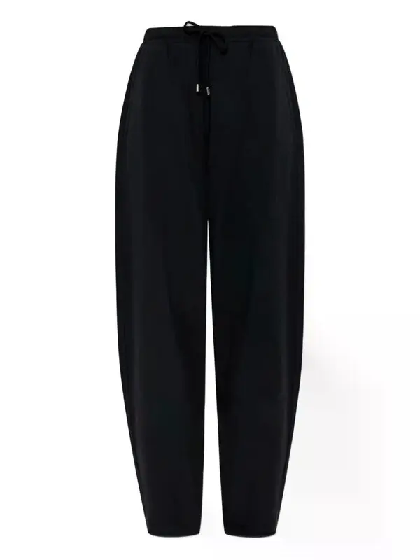 Sportmax Lord Drawstring Cotton Track Pants