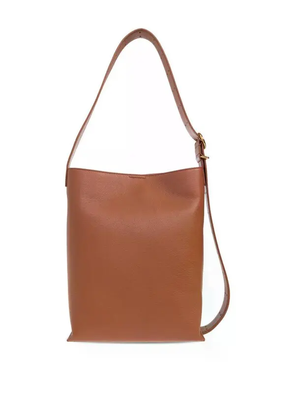 JIL SANDER Leather Shoulder Bag - Brown