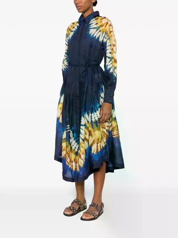 ALEMAIS Tie-dye Maxi Dress