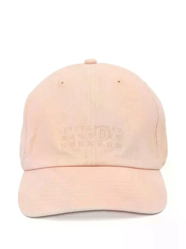 MAISON MARGIELA Logo-embroidered Baseball Cap - Pink