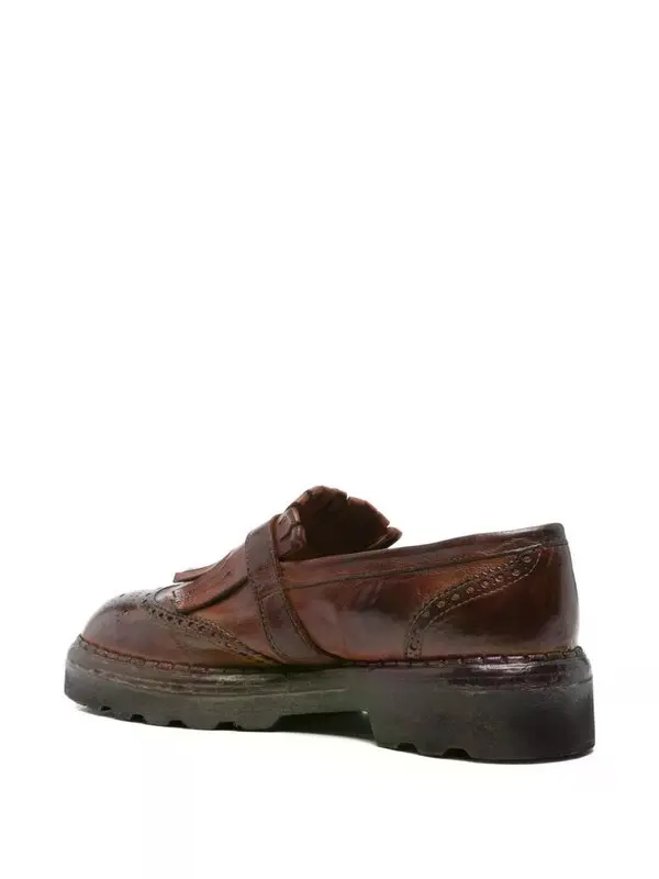 Eleventy Tassel-buckle Monk Shoes