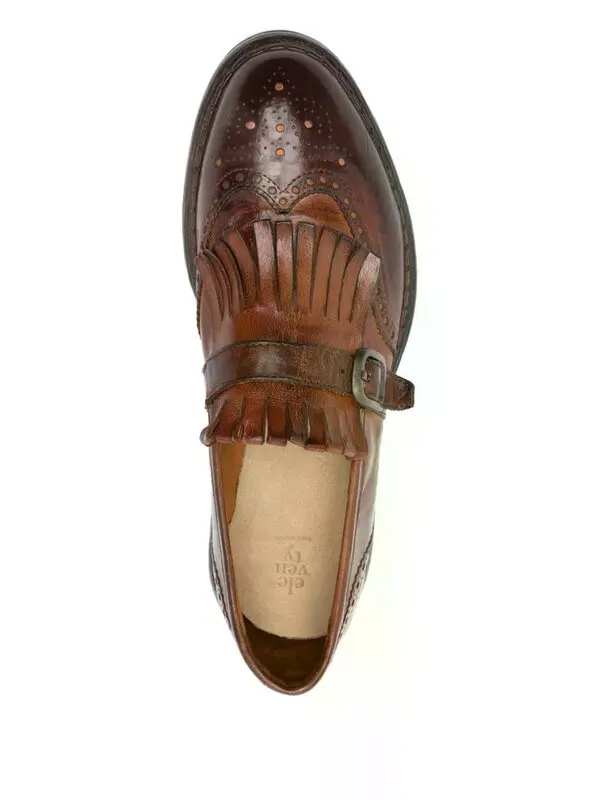 Eleventy Tassel-buckle Monk Shoes