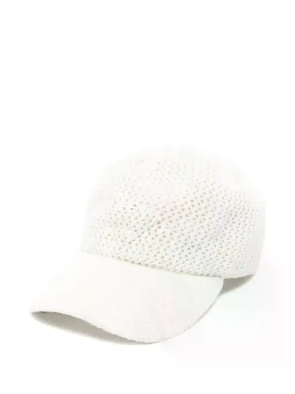 Eleventy Knitted Baseball Cap - Neutrals