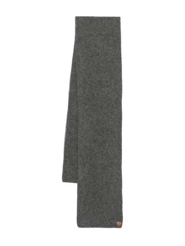 Eleventy Ribbed Scarf - Grey