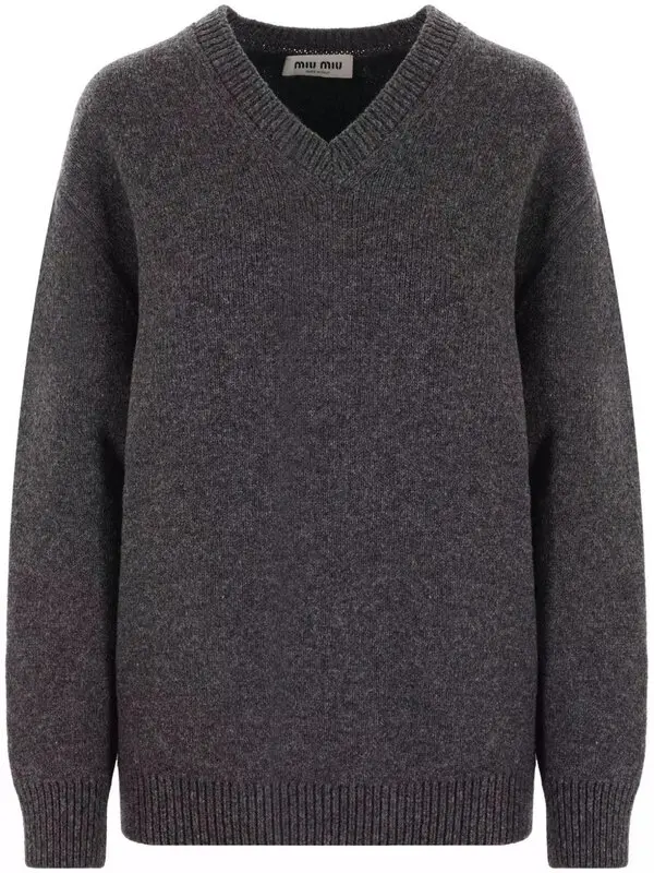 Miu Miu Shetland V-neck Jumper