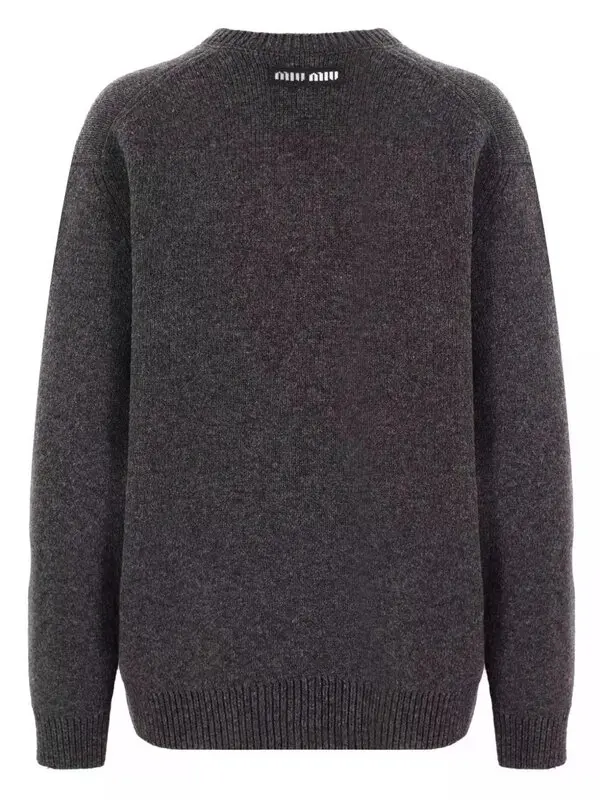 Miu Miu Shetland V-neck Jumper